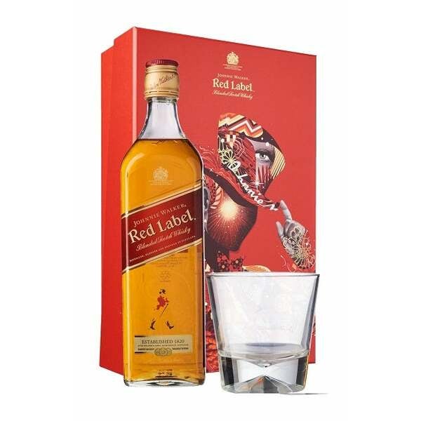 Buy Johnnie Walker Red Label 700ml w/ Gift Box and 1 Glass at the best ...