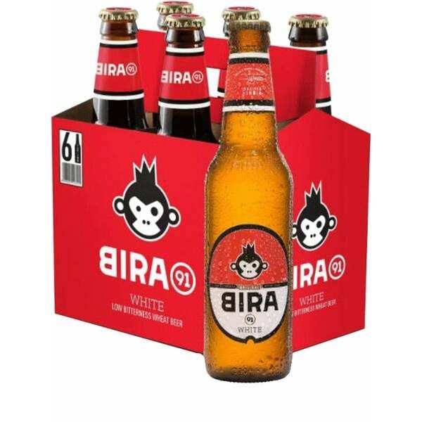 Buy 24 x Bira 91 Original White Pint Case 330ml at the best price ...