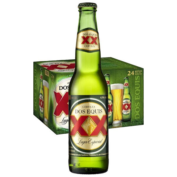 Buy 24 x Dos Equis XX Lager Especial Beer Bottle Case 330ml at the best ...