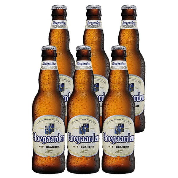 Buy 6 x Hoegaarden White Beer Bottles Pack 330ml at the best price ...