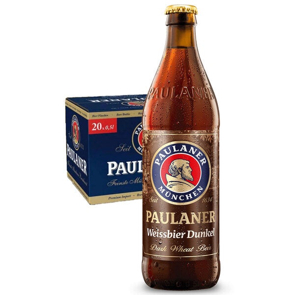 Buy 20 x Paulaner Weissbier Dunkel Beer Bottle Case 500ml at the best ...