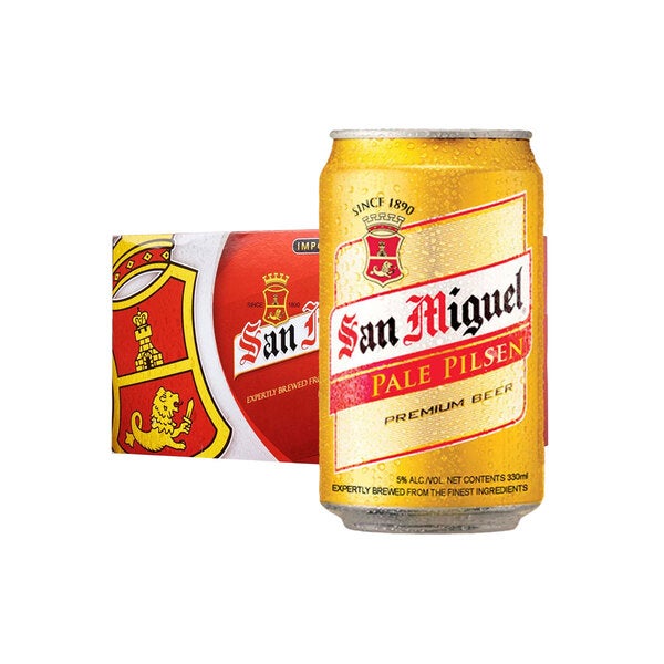 Buy 24 x San Miguel Pale Pilsen Can Case 330ml at the best price ...