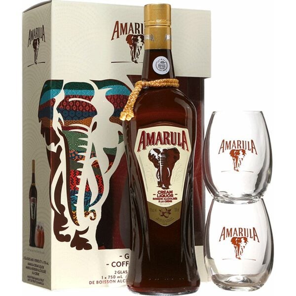 Buy Amarula Fruit Cream Liqueur 700ml w/ 2 Glasses at the best price ...