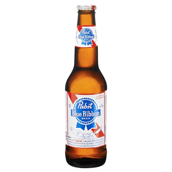 Buy COLD Pabst Blue Ribbon American Lager Beer Bottle 355ml at the best ...