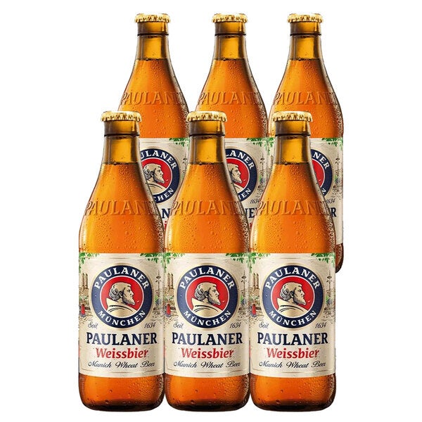 Buy 6 x Paulaner Weissbier Beer Bottle Pack 330ml at the best price ...
