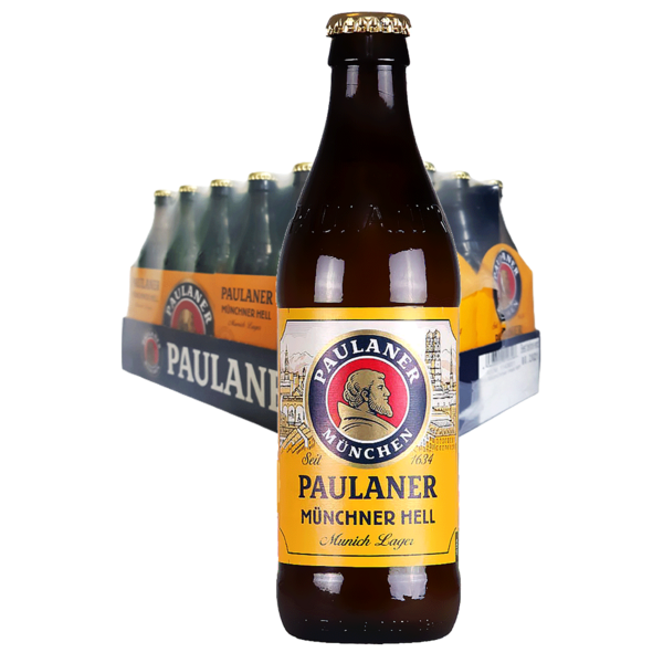 Buy 24 x Paulaner Munchner Hell Beer Bottle Case 330ml at the best ...