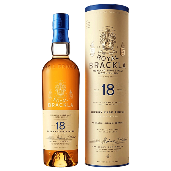 Buy Royal Brackla 18 Year Old Single Malt 700ml w/Gift Box at the best price - Paneco Singapore