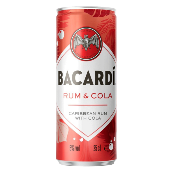 Buy COLD Bacardi Rum & Cola Can 250ml at the best price - Paneco Singapore