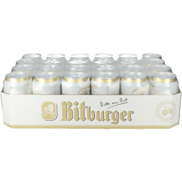 Buy 24 x Bitburger Premium Pils Beer Can Case 330ml at the best price ...