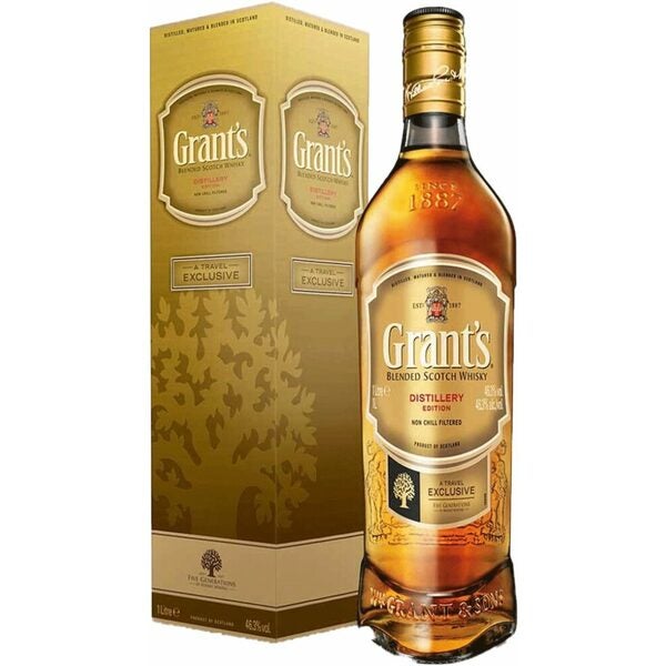 Buy Grants Distillery Edition 1L w/Gift Box at the best price - Paneco ...