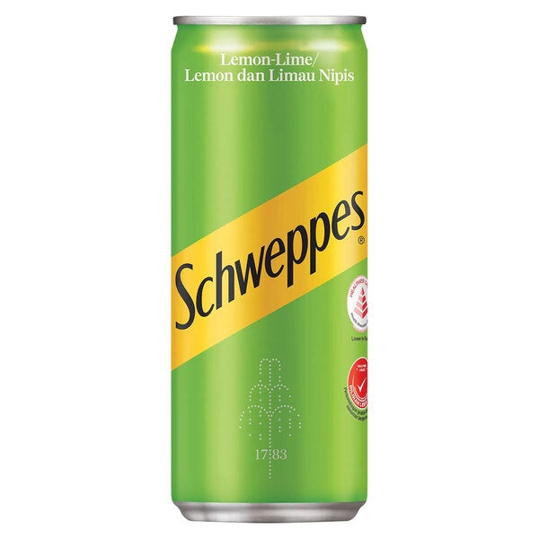 Buy Schweppes Lemon Lime Can 320ml at the best price - Paneco Singapore