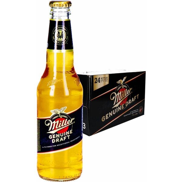 Buy 24 x Miller Genuine Draft Beer Pack 330ml at the best price ...