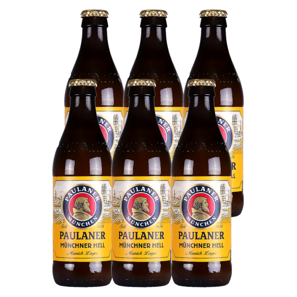 Buy 6 x Paulaner Munchner Hell Beer Bottle Pack 330ml at the best price ...